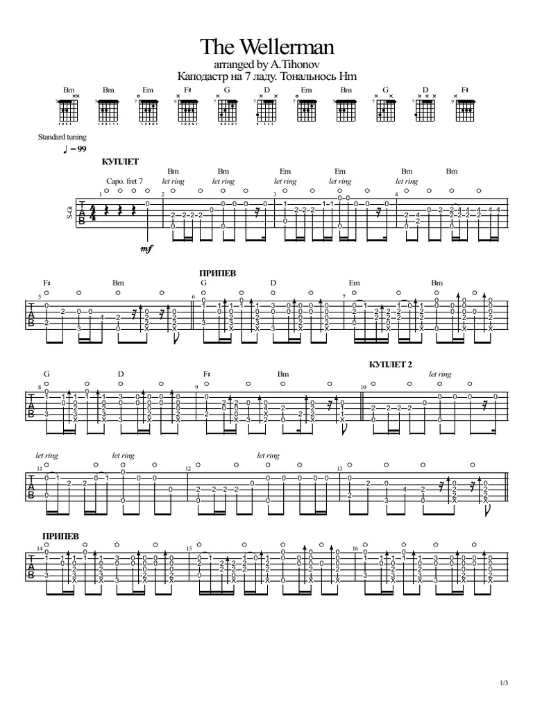 The Wellerman GUITAR PRO 6 | Download Free PDF | Guitar Family ...