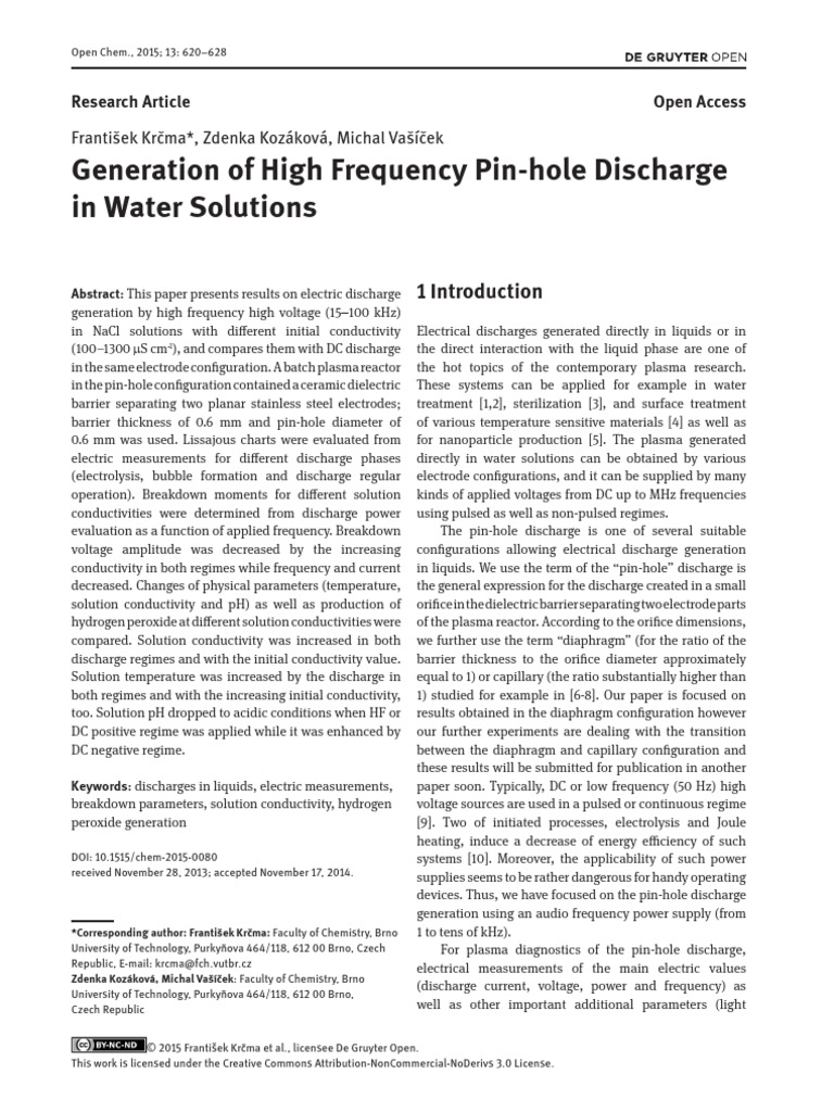 Pinhole | PDF | Electrical Resistivity And Conductivity | Ph
