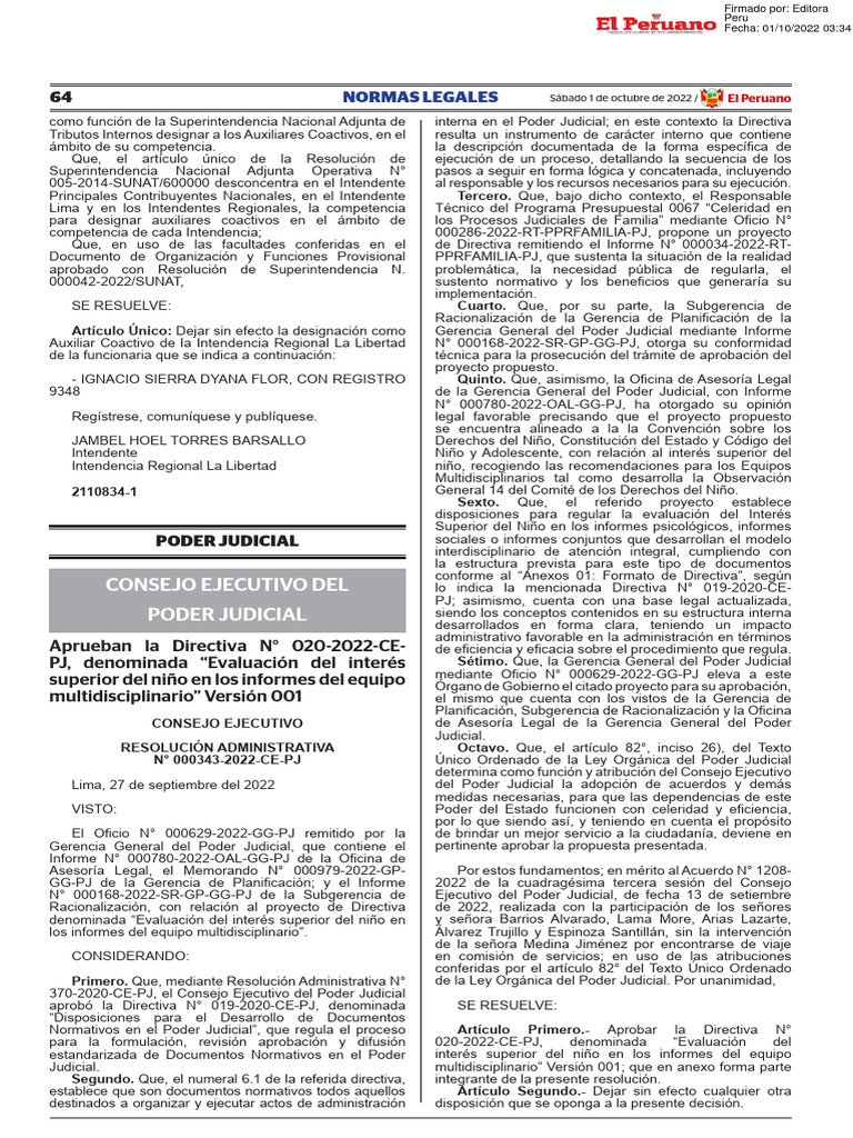 aprueban-la-directiva-n-020-2022-ce-pj-denominada-evaluac-resolucion ... aprueban-la-directiva-n-020-2022-ce-pj-denominada-evaluac-resolucion ...