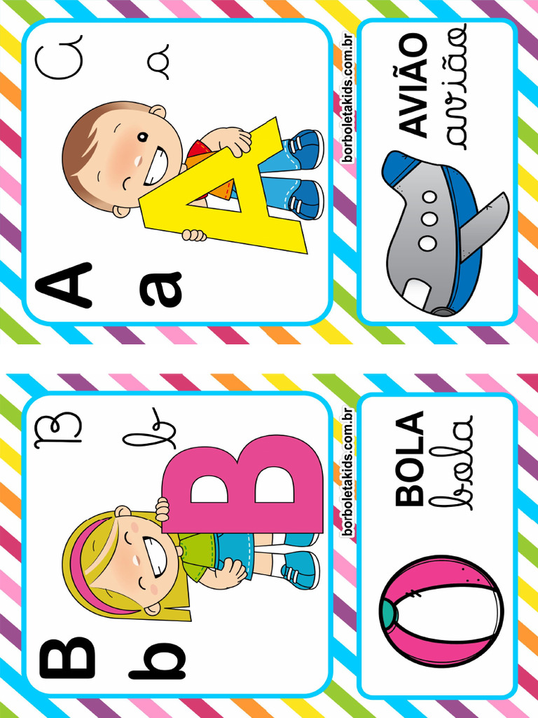 Alfabeto Ilustrado PDF | PDF