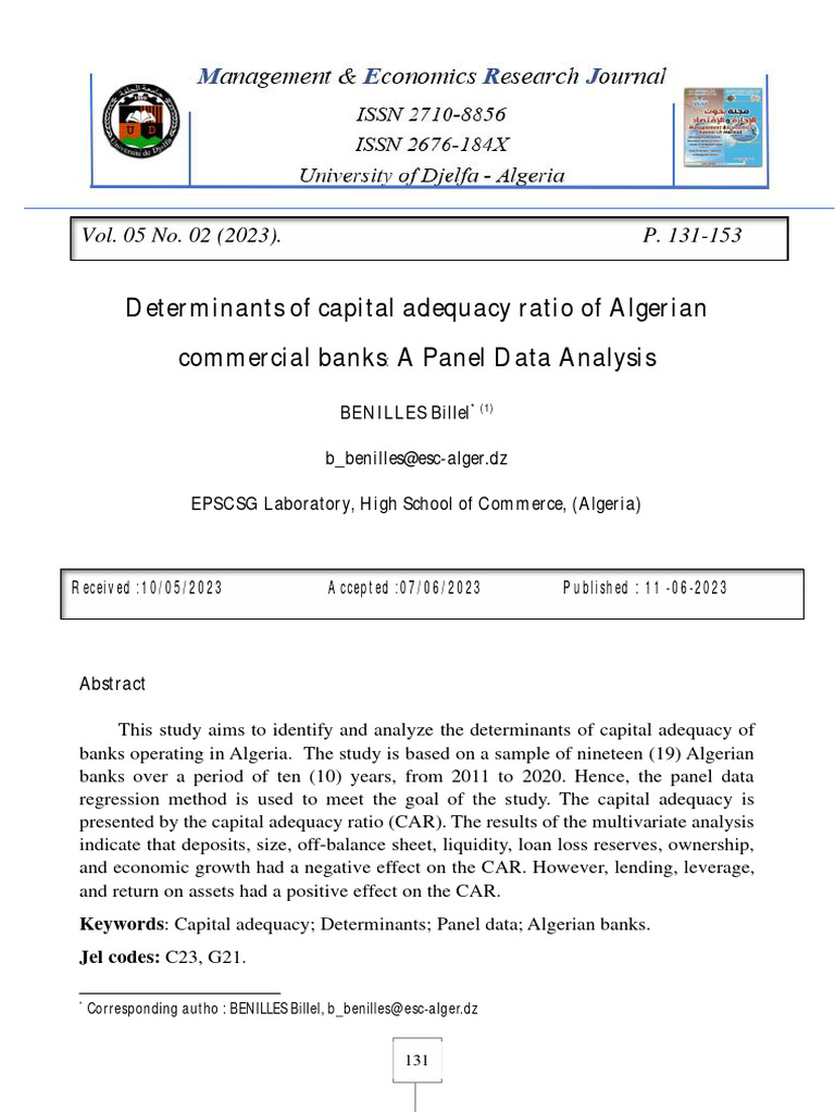 determinants-of-capital-adequacy-ratio-of-algerian-commercial-banks_-a ...