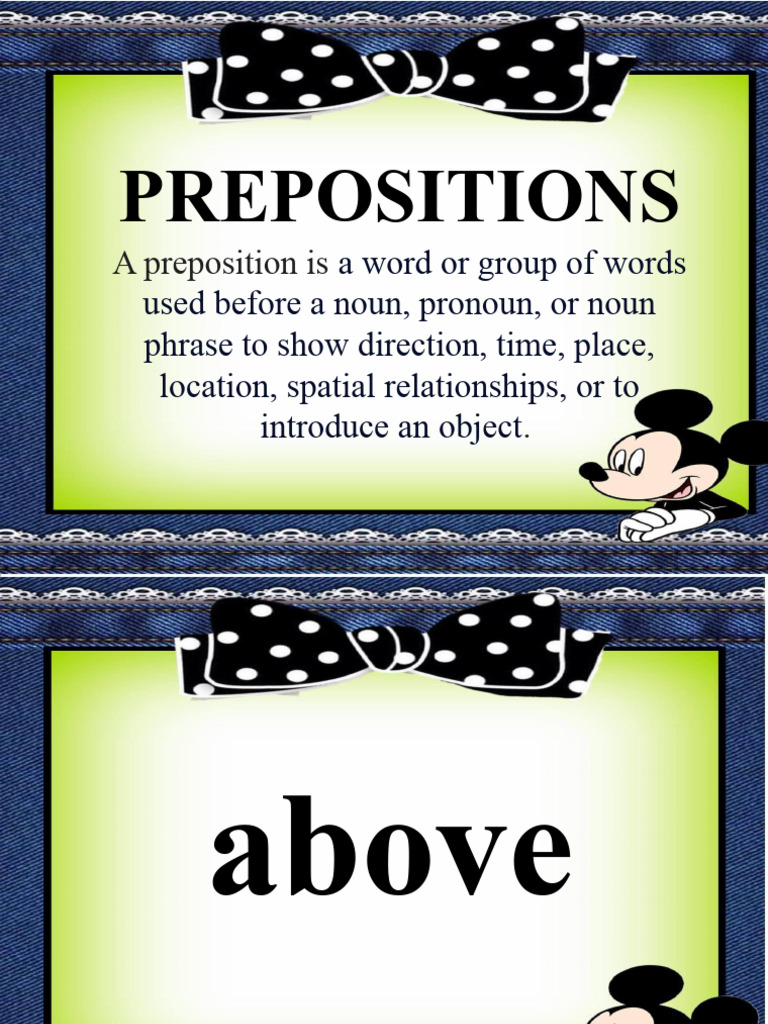 Grade 5 PPT_English_Q3_W5_Prepositions & Prepositional Phrases | PDF ...
