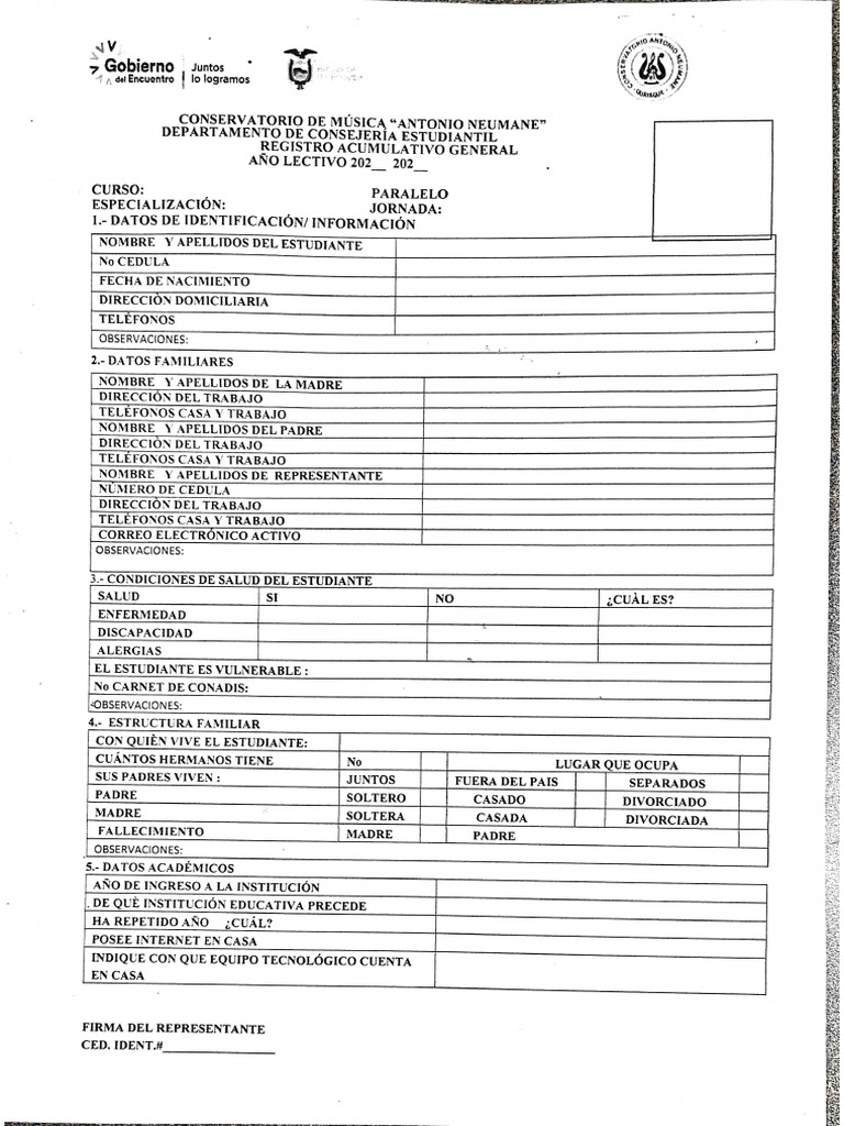Documento DECE | PDF