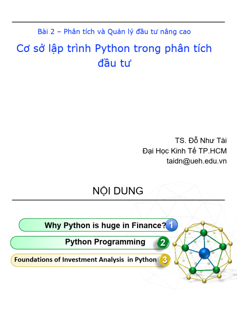 02 Phan Tich Dau Tu Nang Cao - Co So Ve Lap Trinh Python | PDF | Python ...