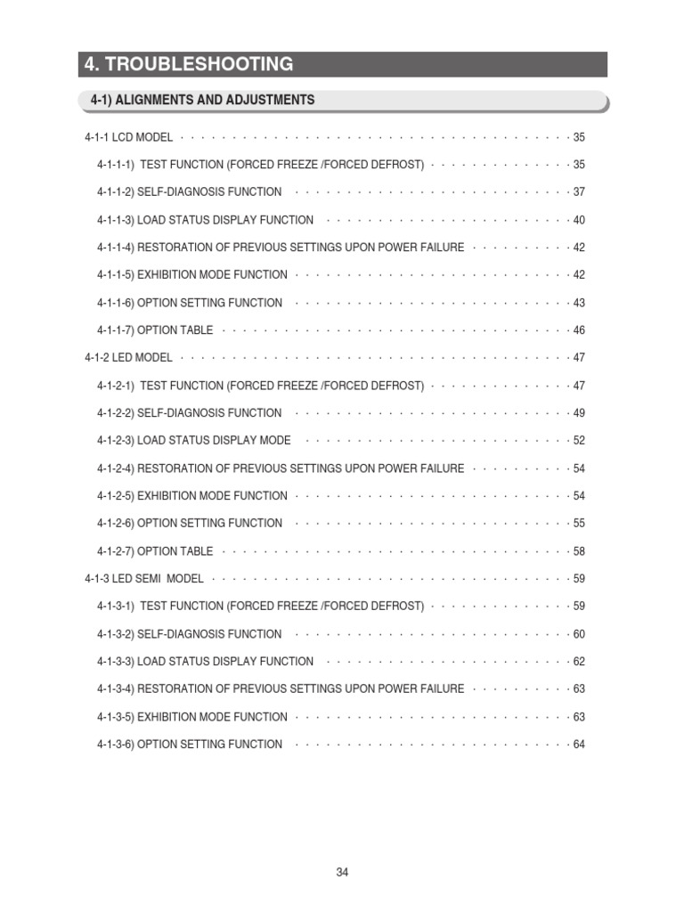 Troubleshooting | PDF | Refrigerator | Celsius