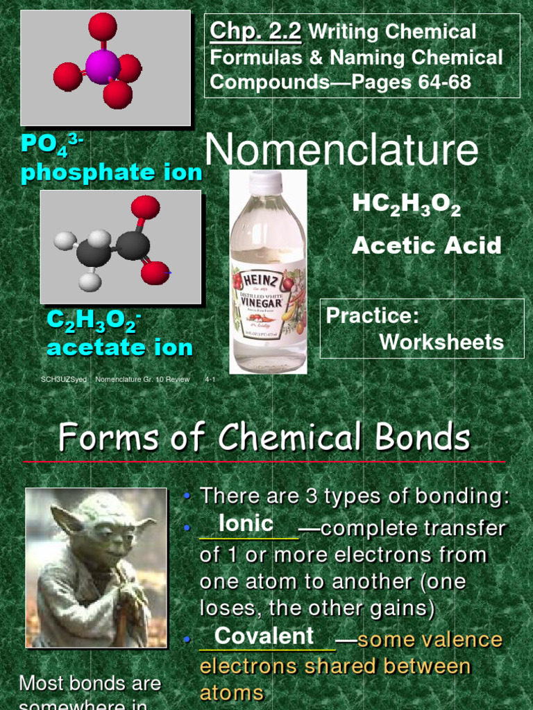 Ionic Compounds and Nomenclature Guide | PDF | Ion | Ionic Bonding