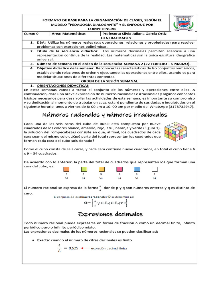 Números Racionales y Números Irracionales | PDF | Números | Número racional