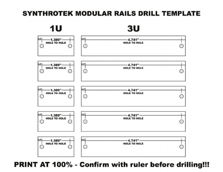 Synthrotek-Eurorack-rails-drill-template | PDF