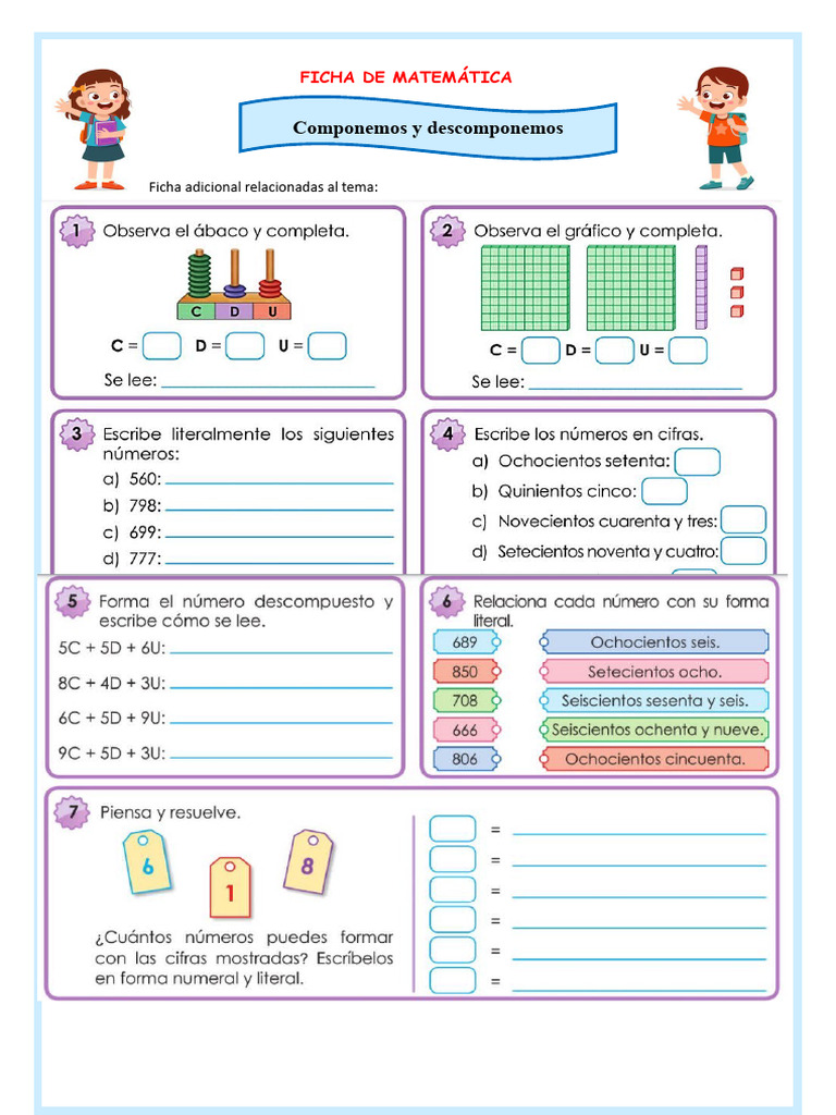 FICHAS 8 ABRIL | PDF