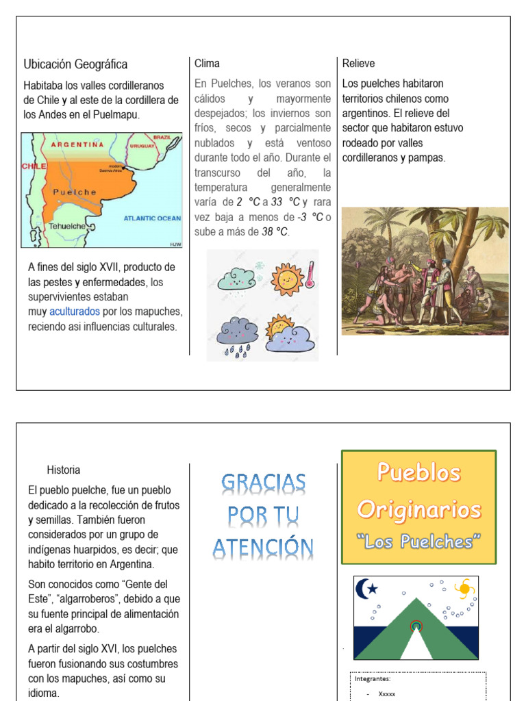 Ubicación Geográfica Puelches | PDF