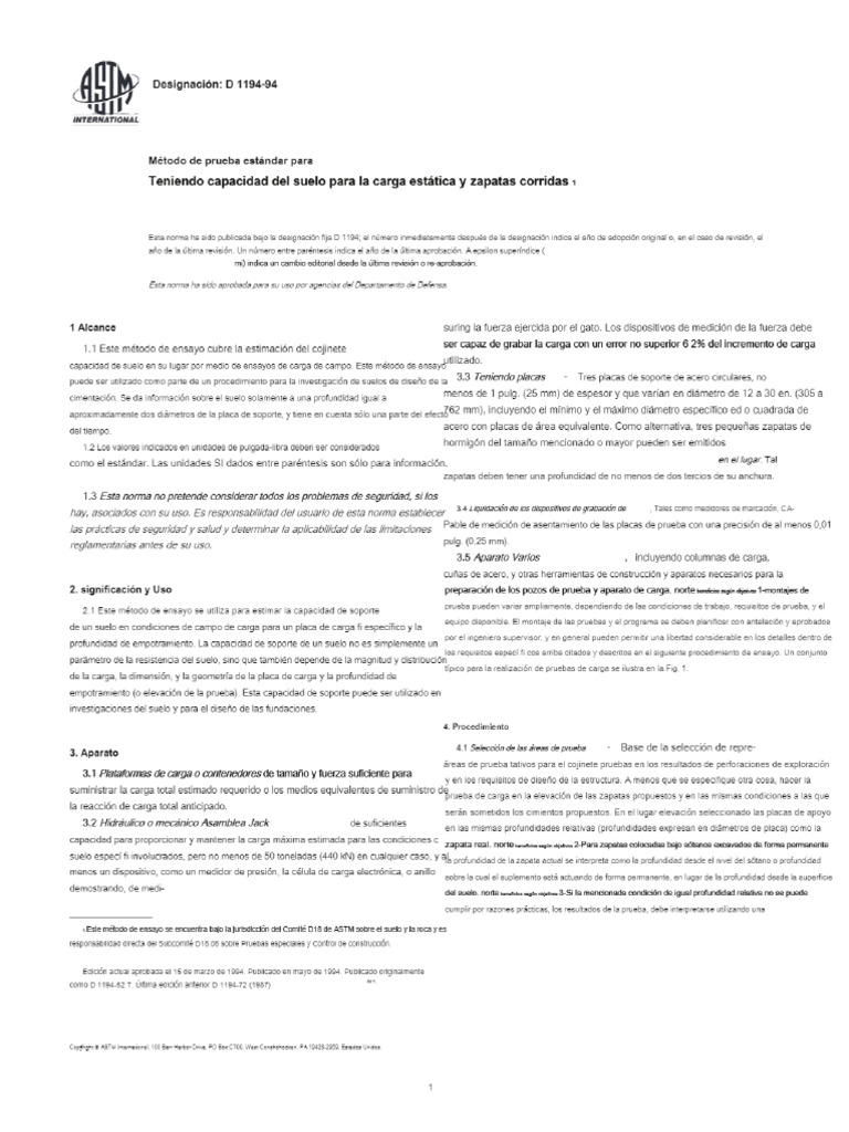 ASTM D1194 en Español - TOAZ - INFO | PDF