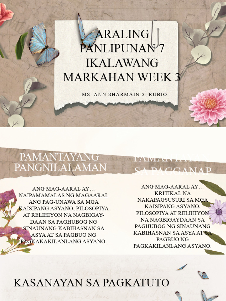 Ap7 Week 3 PPT Sy 2023-2024 | PDF