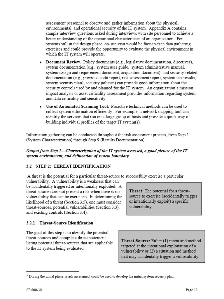 Risk-Cap3 2 | PDF | Threat (Computer) | Security