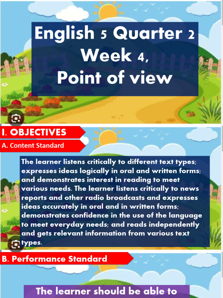 Point of View | PDF | Narration | Narrative