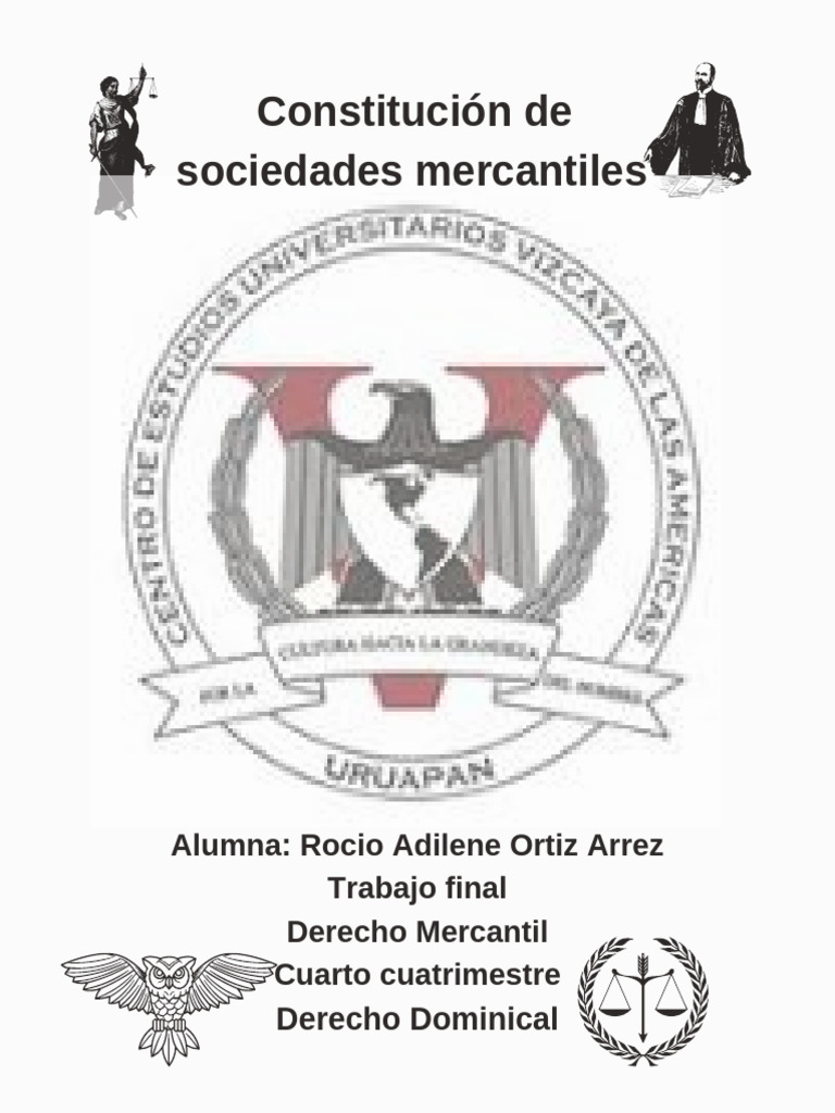 Constitución de Sociedades Mercantiles en México | PDF | Sociedad de responsabilidad limitada ...