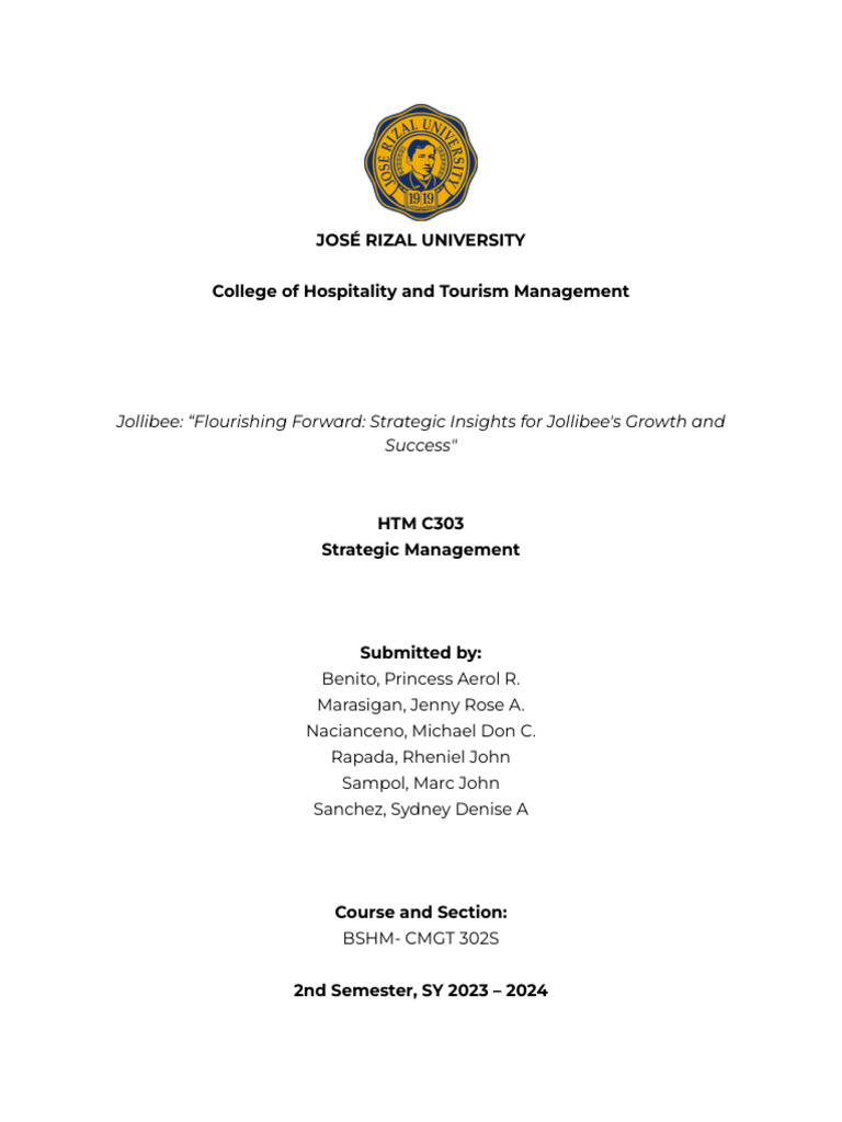 Policy Paper - Jollibee | PDF | Franchising | Brand