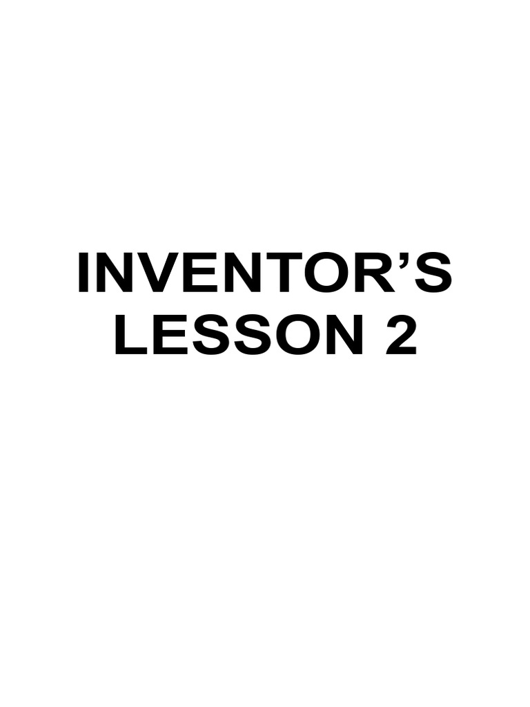 Inventor Lesson 2 | PDF | Cartesian Coordinate System | Line (Geometry)