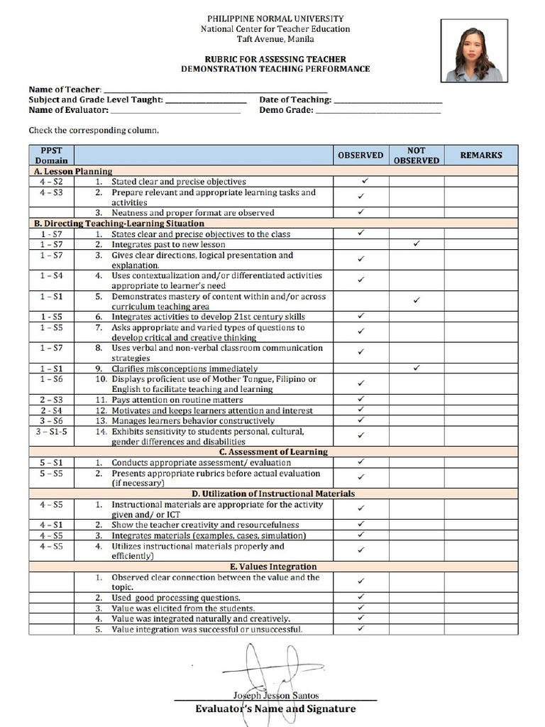 Rubric Values Integration | PDF Rubric Values Integration | PDF