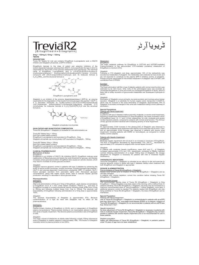 Trevia R2 Leafler Folded PAK | PDF | Diabetes Management | Diabetes