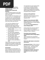 Un System Chart | PDF | United Nations | International Relations