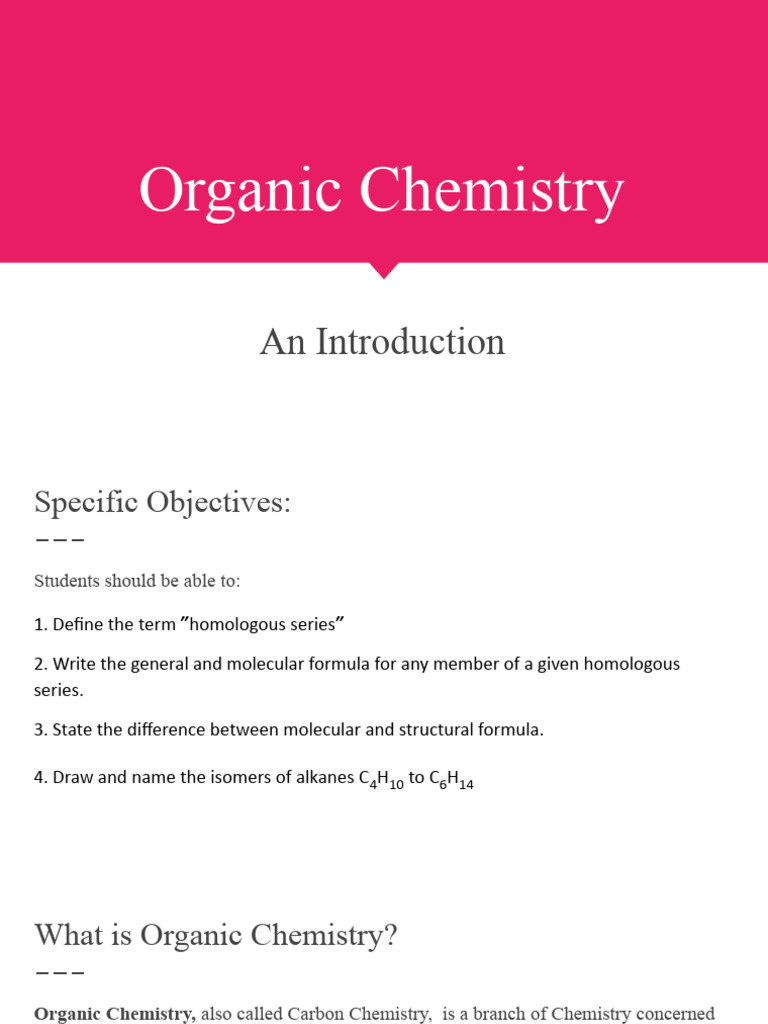 Introduction To Organic Chemistry Original | PDF | Alkane | Isomer