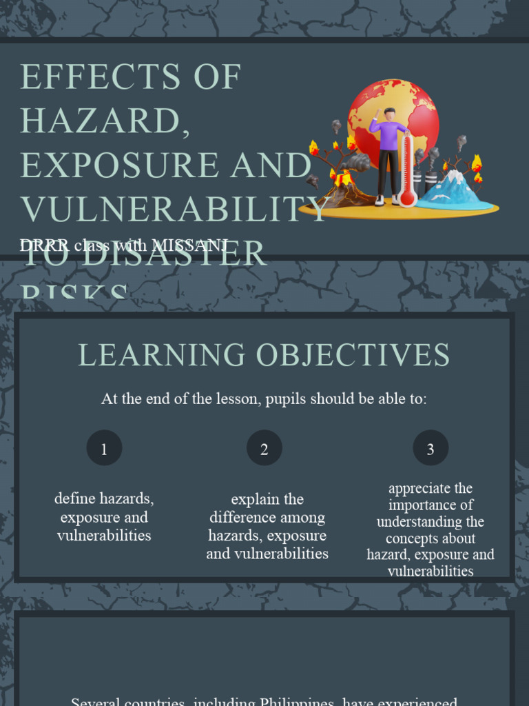 Effects of Hazard, Exposure and Vulnerability To Disaster Risks | PDF ...