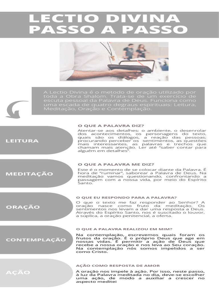 Lectio Divina - Passo A Passo | PDF