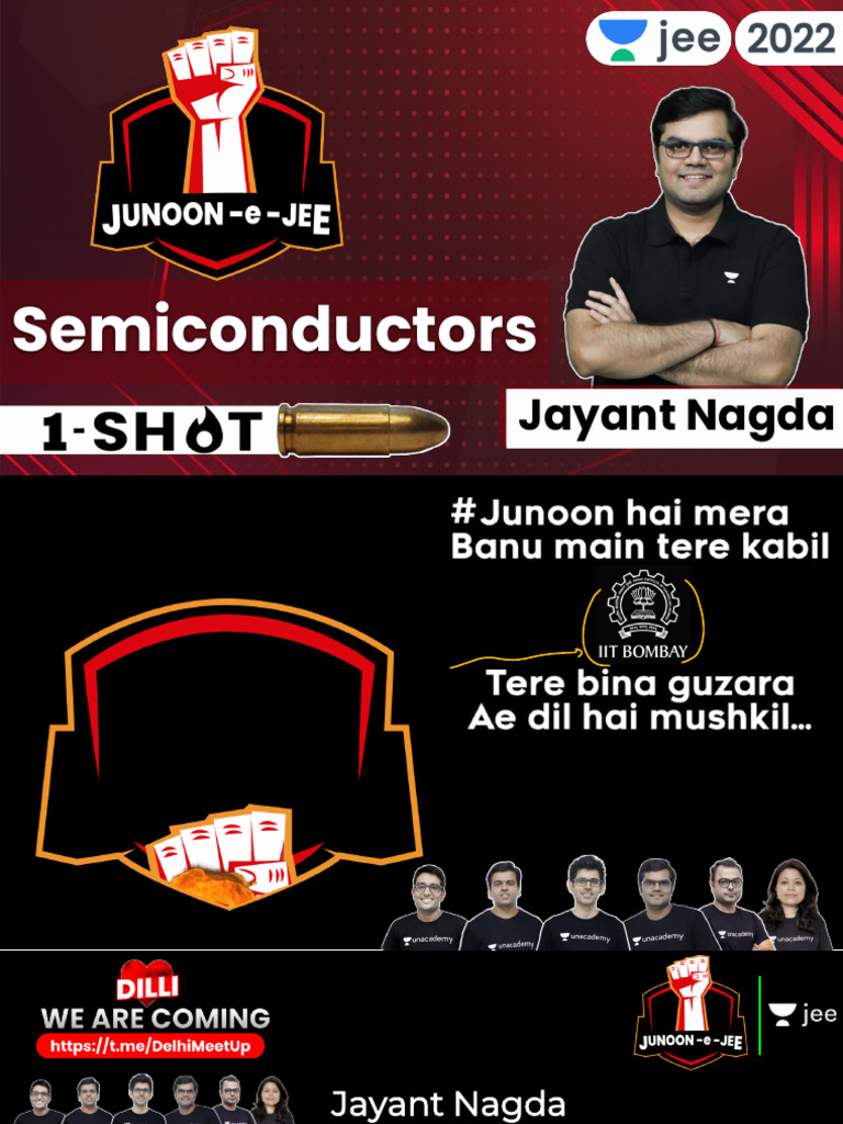 Semiconductor.1 Shot | PDF | P–N Junction | Semiconductors