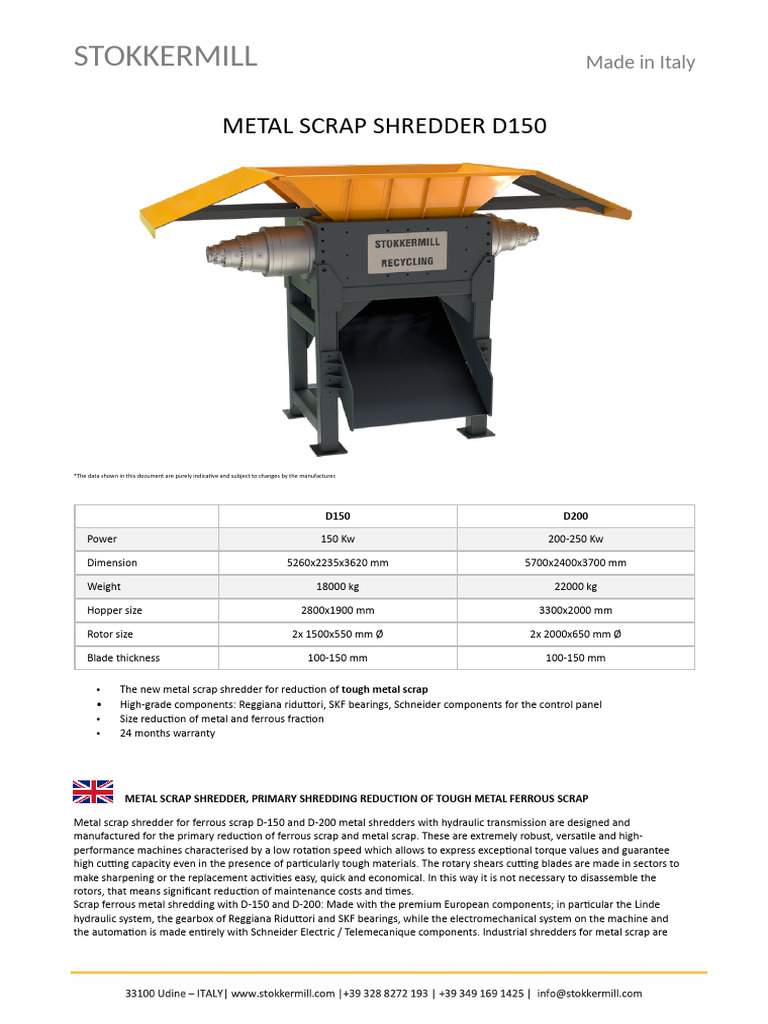 61bb600524b74209394ec36b - D150 Tech | PDF | Scrap | Metals