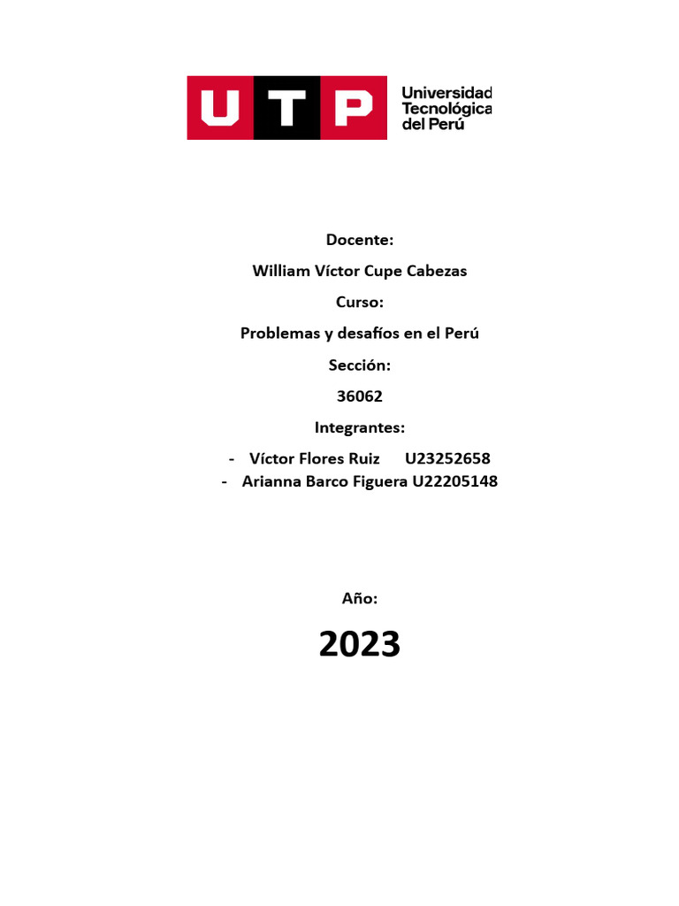 Semana 10 Pydp | PDF | Perú | Economias
