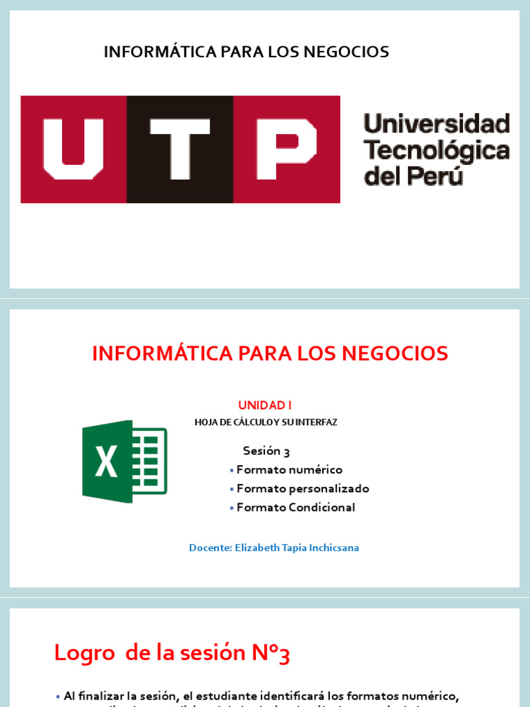 S02 - s1 - Formatos | PDF | Microsoft Excel | Hoja de cálculo