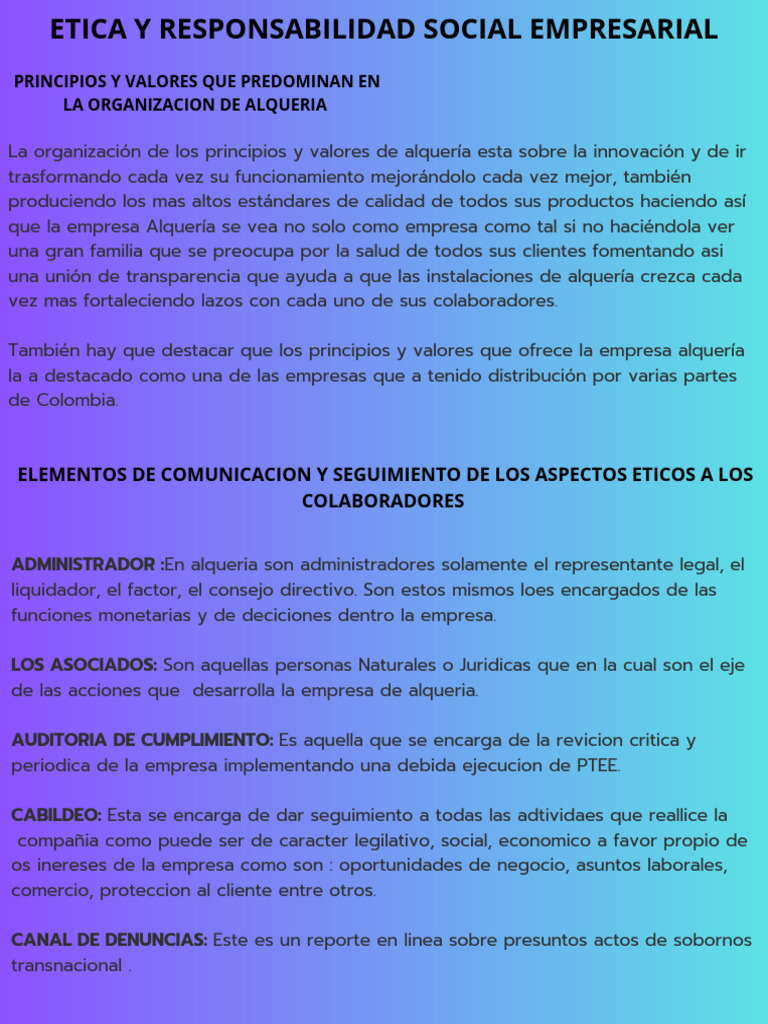 Etica y Responsabilidad Social | PDF | Business | Energía renovable