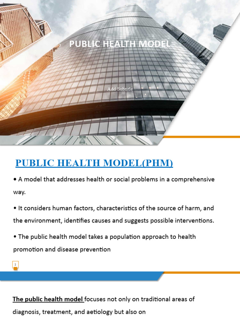 Public Health Model | PDF | Public Health | Preventive Healthcare