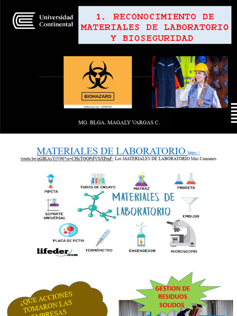 p1 Laboratorio y Bioseguridad | PDF | Laboratorios | Minería