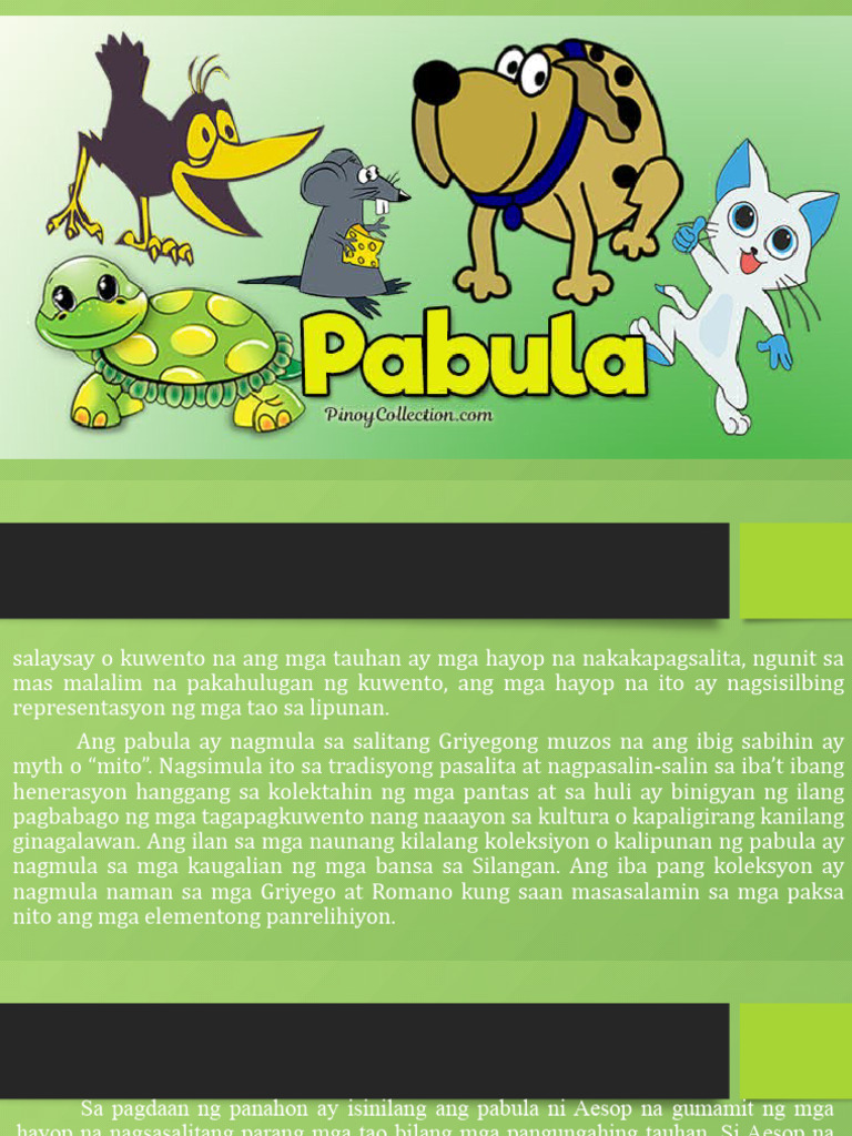 Fil7 Week1 Paghihinuha at Pabula | PDF