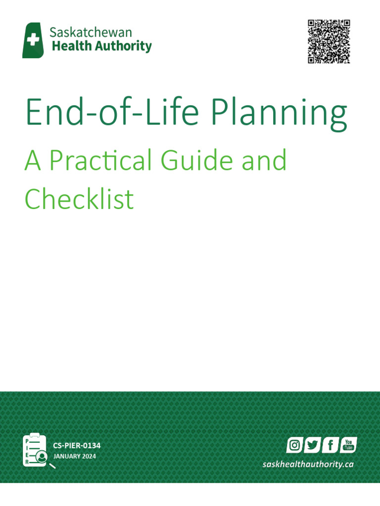 CS PIER 0134 End of Life Planning Practical Guide Checklist | PDF | Credit | Finance & Money ...