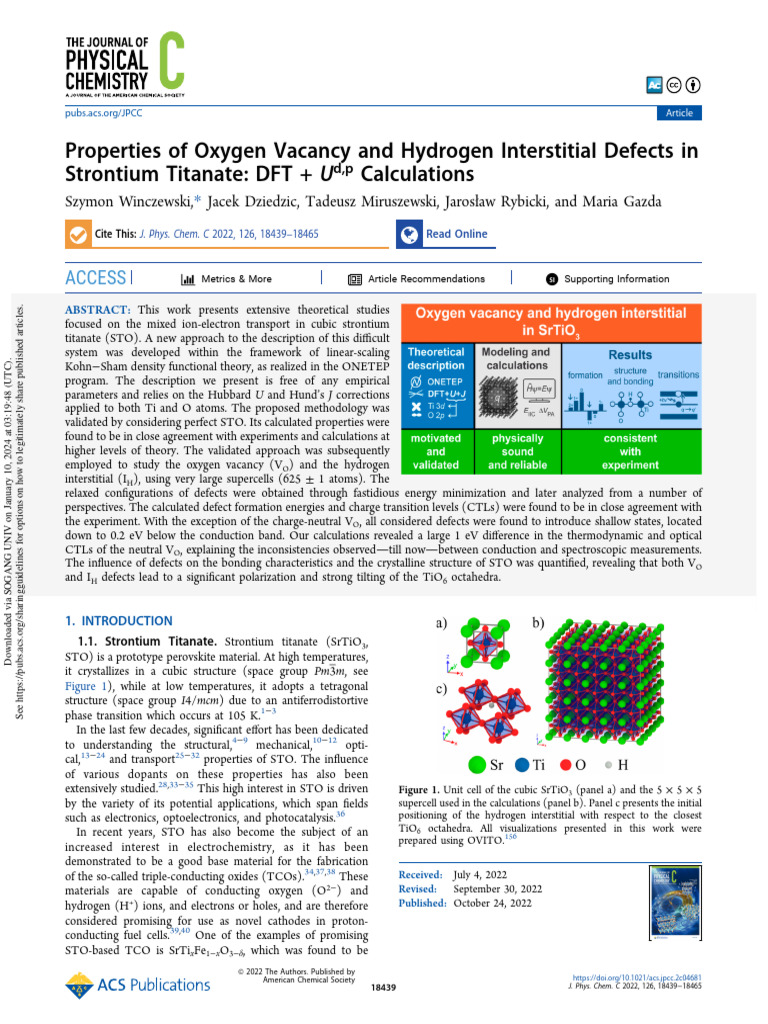 winczewski-et-al-2022-properties-of-oxygen-vacancy-and-hydrogen ...