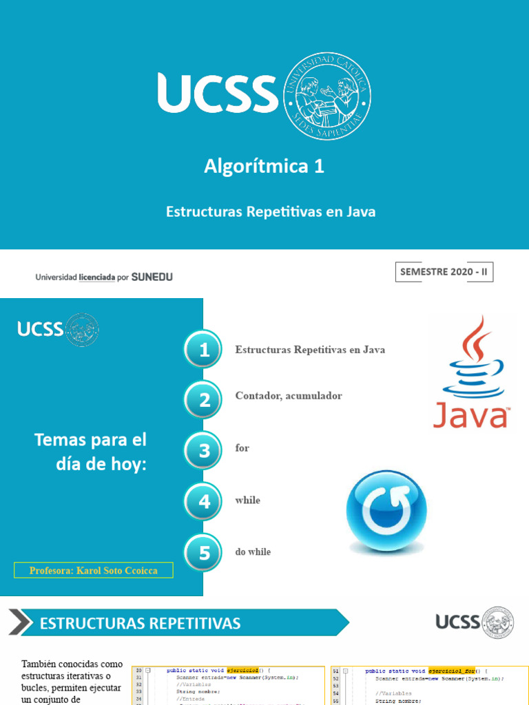 Estructuras Repetitivas Java | Descargar gratis PDF | Matemáticas ...
