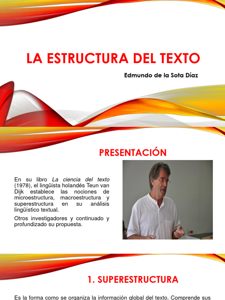 2 La Estructura Del Texto | PDF