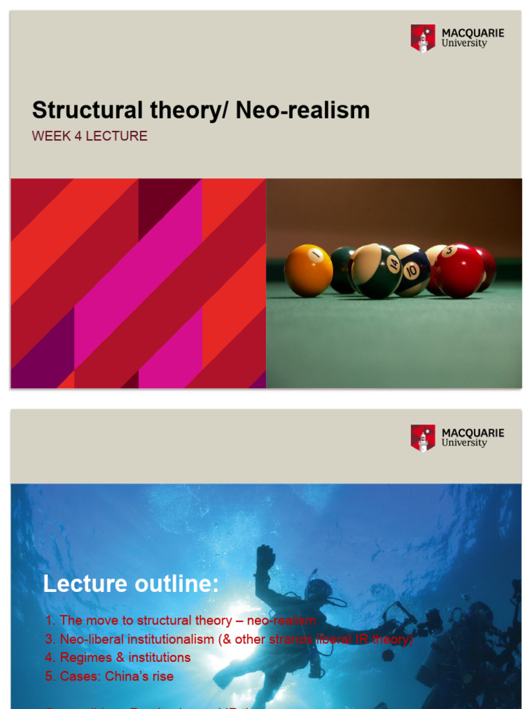 Lecture On Structural Realism (Part II) | PDF | Grand Strategy | Hegemony