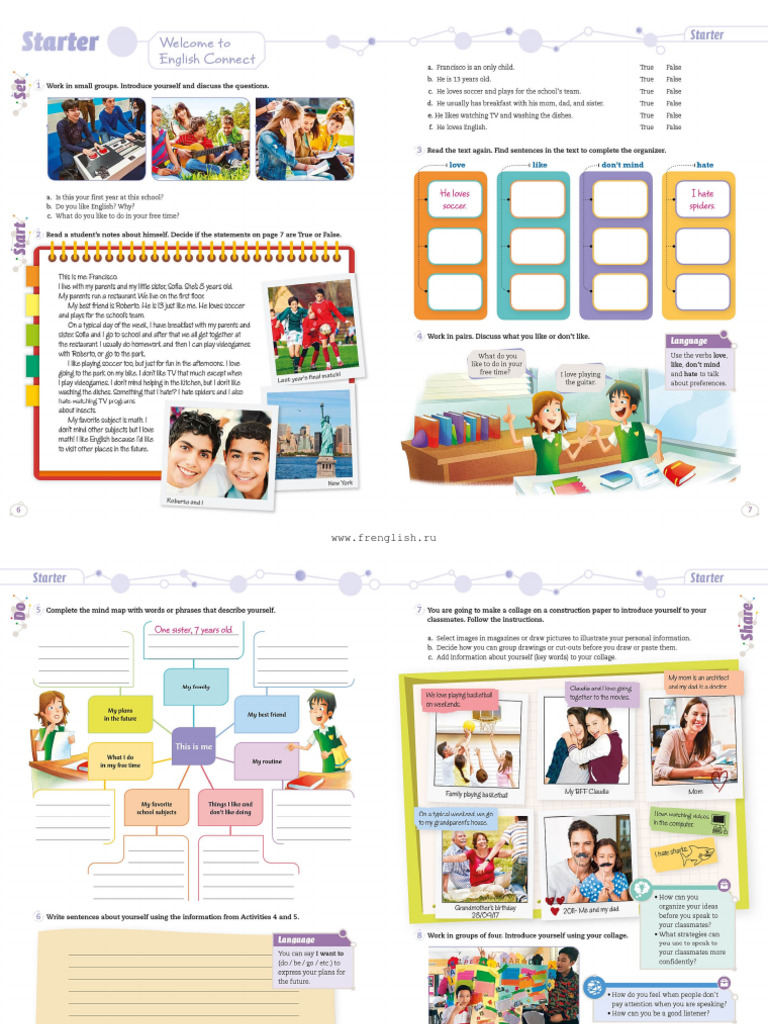 English Connect 1 SB Starter | PDF