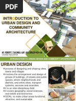 Fundamentals of Urban Design and Community Architecture | PDF