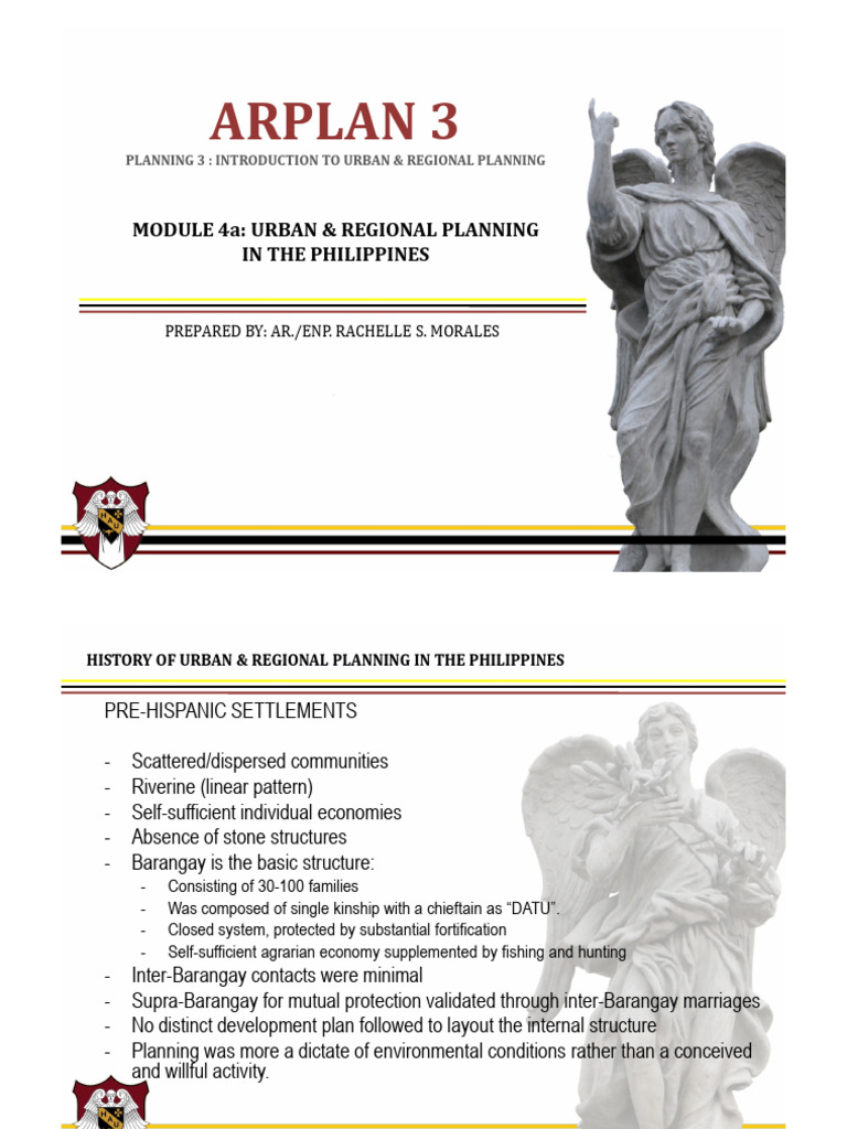 ARPLAN 3 - MODULE 4a - W13 | PDF