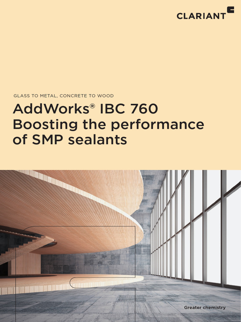 Clariant Flyer AddWorks IBC 760 2023 EN | PDF | Ultraviolet | Physical Sciences