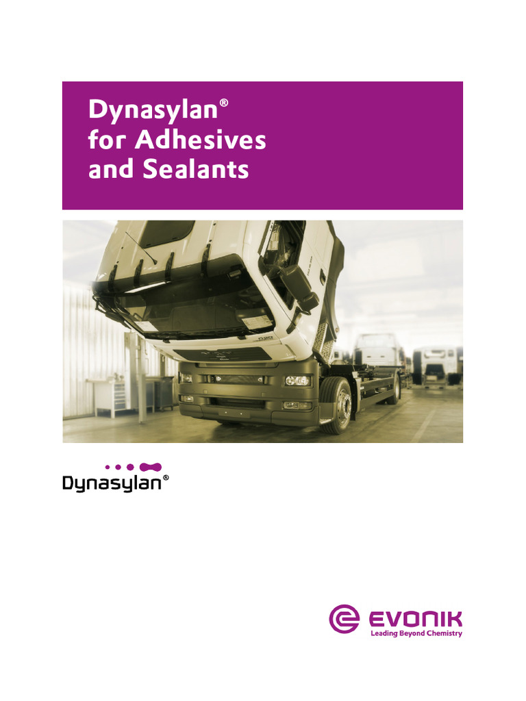 Dynasylan For Adhesives and Sealants en | PDF | Adhesive | Epoxy