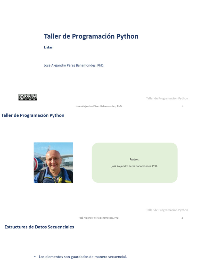 Métodos de Listas en Python | PDF | Python (lenguaje de programación) | Programación de computadoras