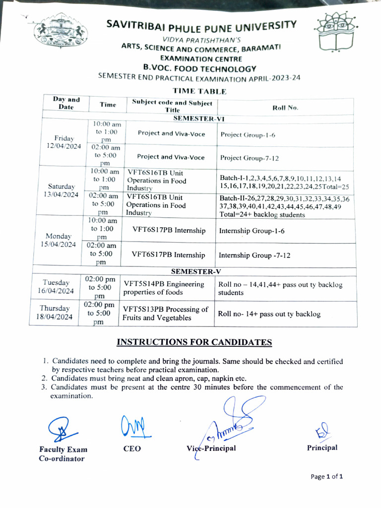 Semester End Practical Examination-T.Y. | PDF | Educational Stages | Qualifications