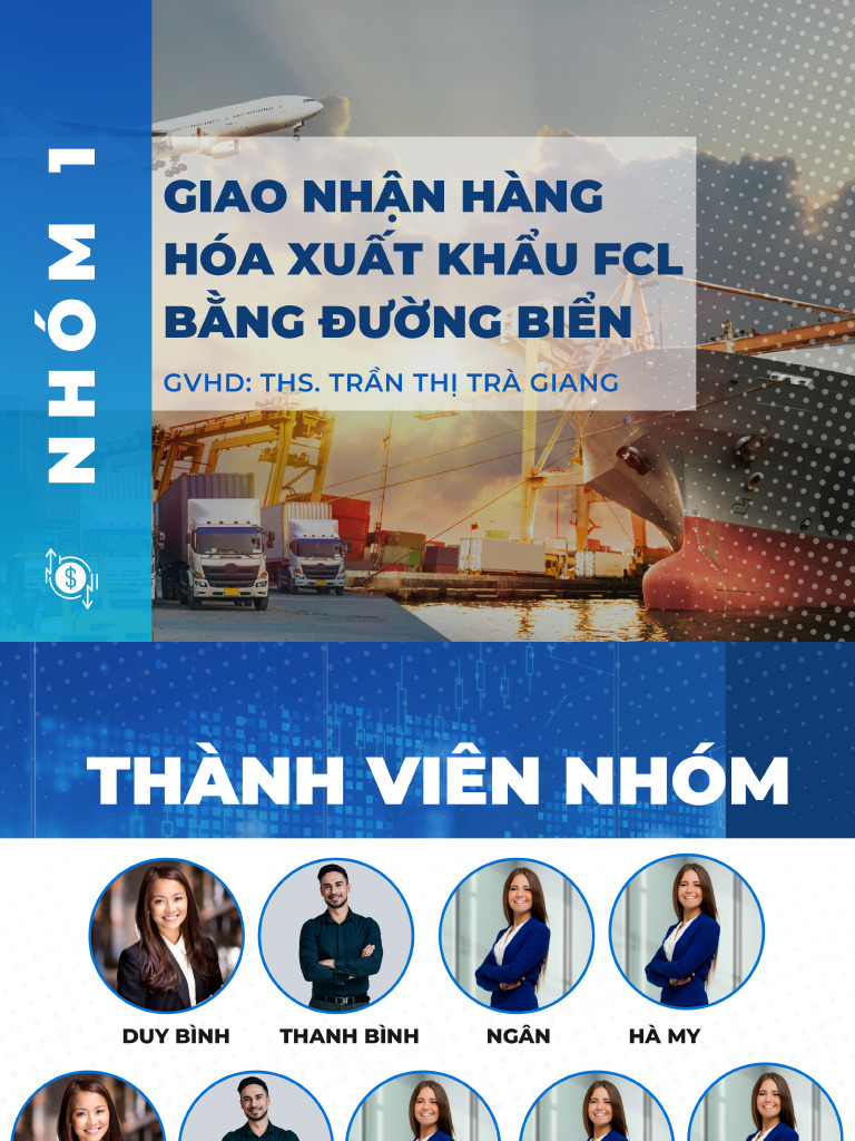 Giao Nhận Hàng Hóa Xuất Khẩu FCL Bằng Đường Biển | PDF
