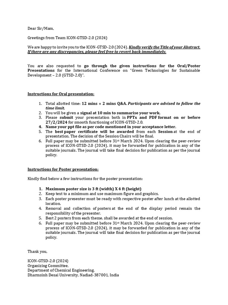 ICON-GTSD-2.0 Conference Guide | PDF | Computers