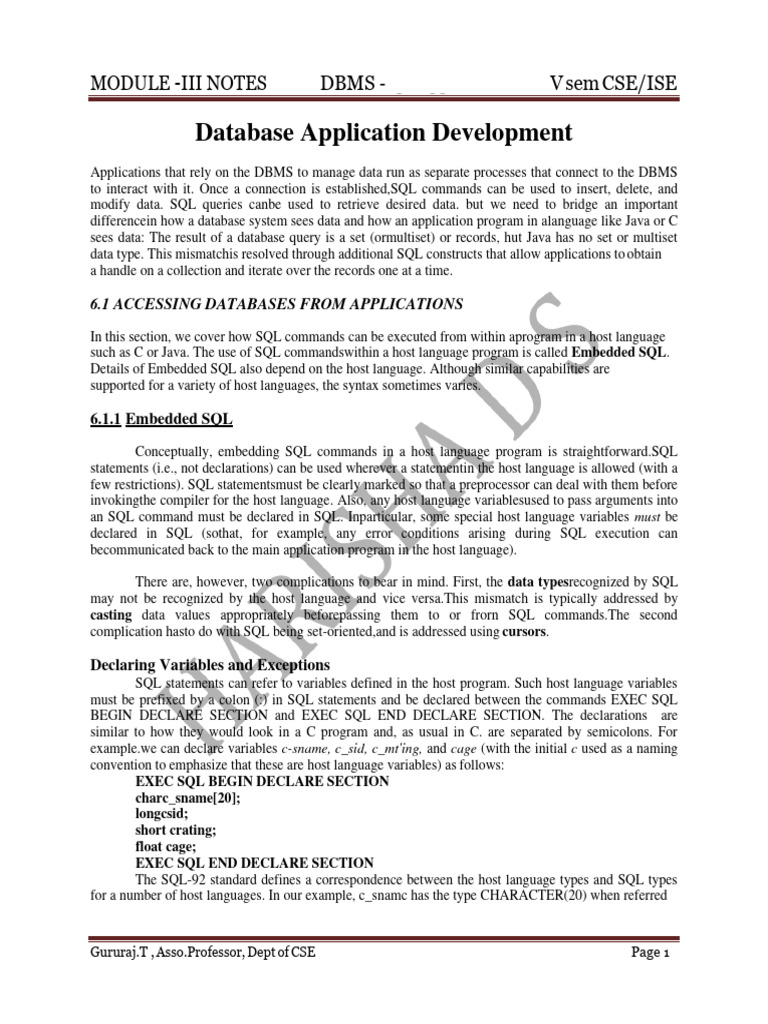 Module 3 Part 2 | PDF | Sql | Databases